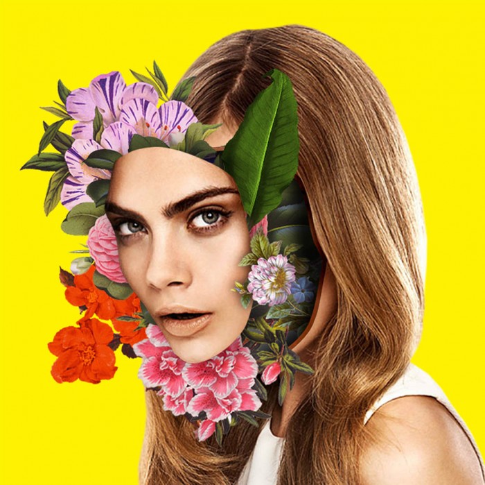 Inner Beauty - 藝術家Marcelo Monreal以繁花拼貼臉部的超現實創作 - The Femin