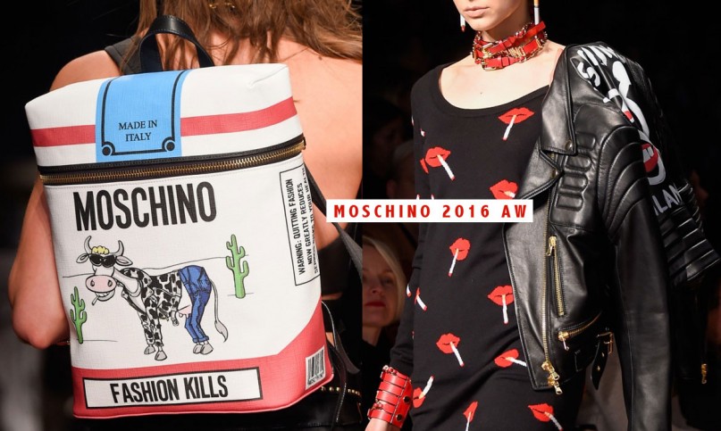 時尚癮君子：Moschino 2016 秋冬Capsule Collection 再次詼諧登場 - The Femin