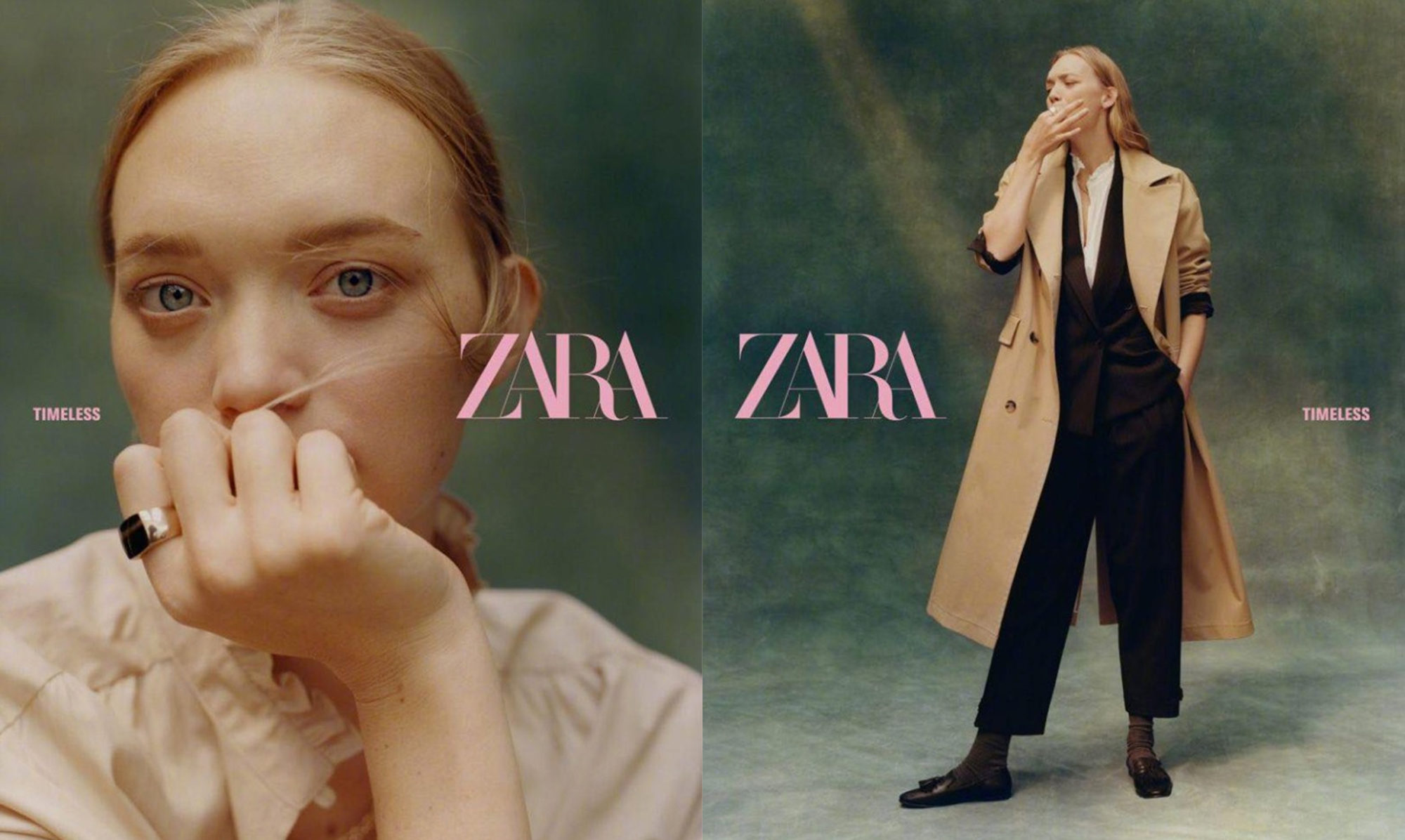 湛藍雙眼中的溫柔與內斂： Gemma Ward 出鏡 Zara 最新秋冬廣告”Timeless” - The Femin